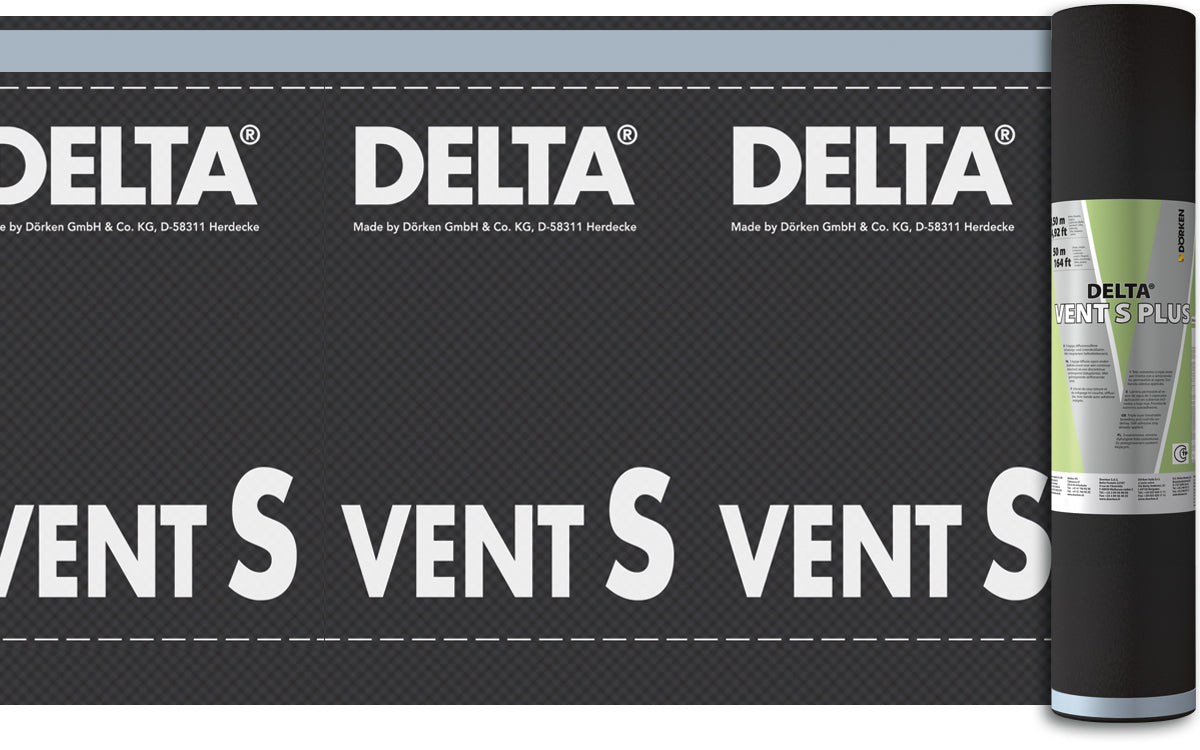 DELTA-VENT S PLUS 75m2 breathable roof underlay – My Build Online